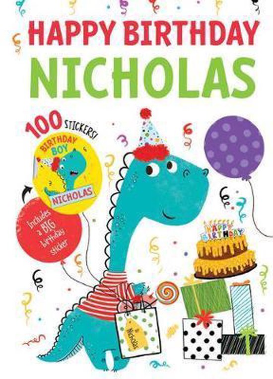 Happy Birthday Nicholas | 9781728212265 | Boeken | bol.com