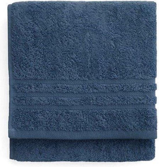 BYRKLUND Baddoek Blauw - 50x100cm - Set van 2 | bol.com