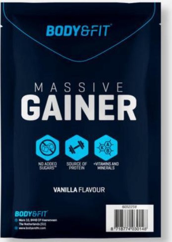 Body & Fit - Massive Gainer - Weight Gainer / Mass Gainer - Vanille ...