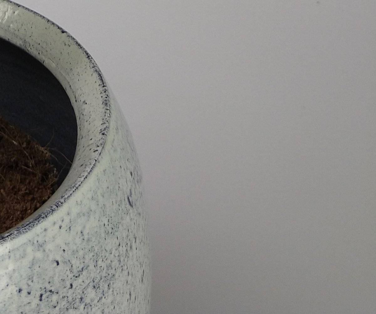 Hoge pot cresta ice blue bloempot binnen 31 cm | bol.com