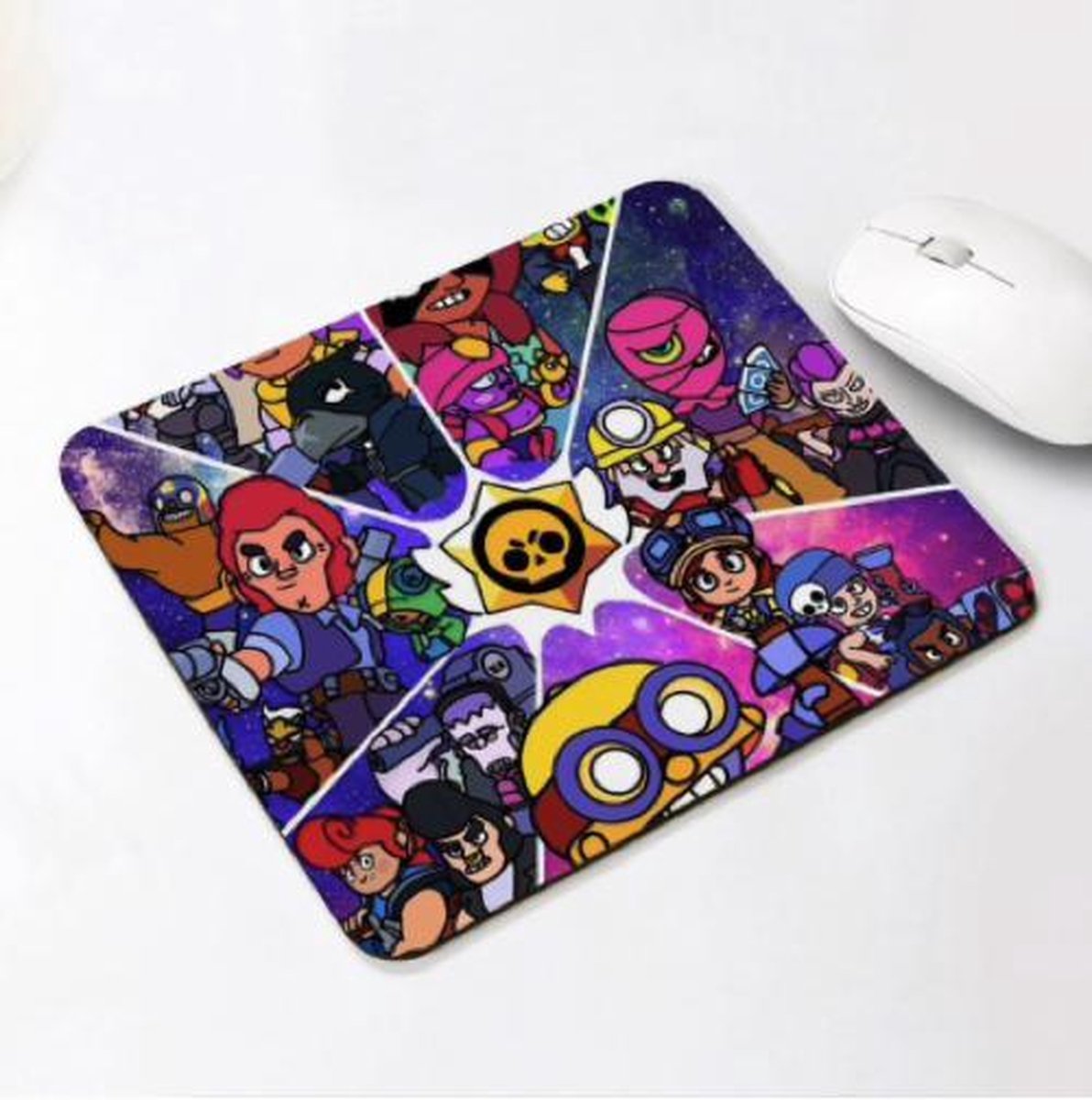 Brawl Stars muismat - cartoon stijl - 20 cm x 24 cm - mousepad | bol.com
