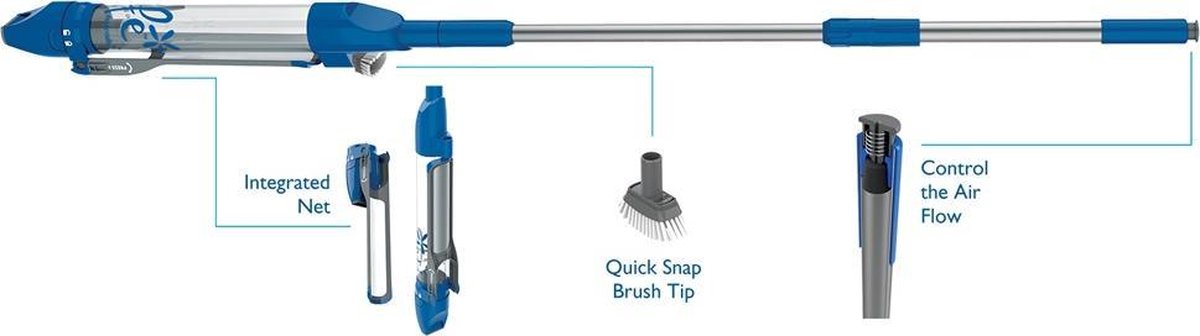 Life Easy Vac Spa En Zwembad Waterstofzuiger - Blauw | bol.com