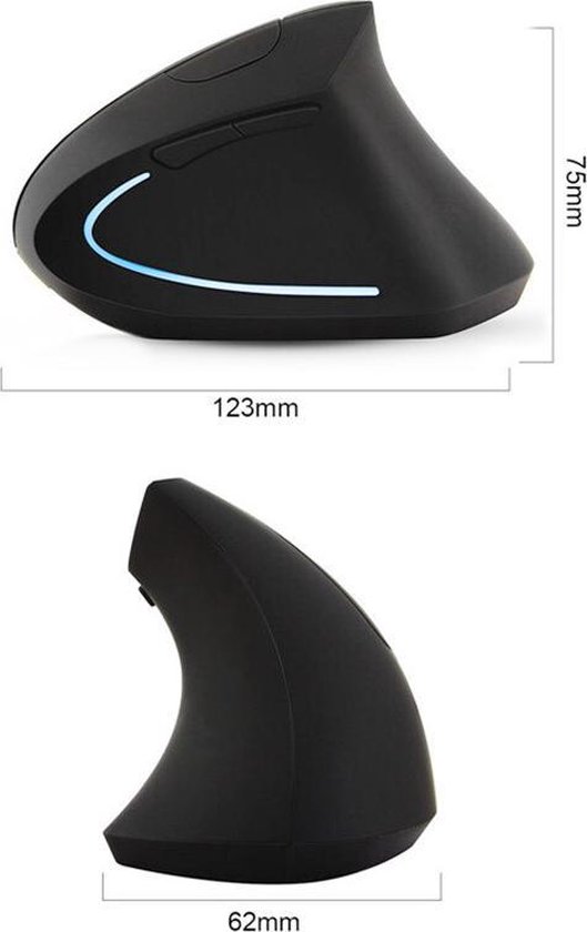 Ergonomische computer muis | Anti-Muisarm | Draadloos | bol