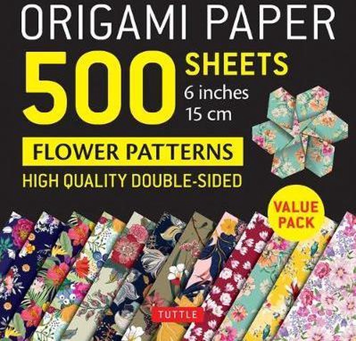 ORIGAMI PAPER 500 SHEETS FLOWE | bol.com