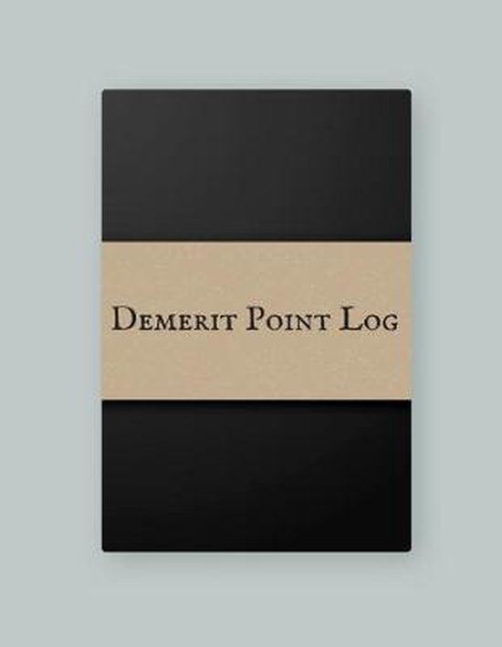 Demerit point log | 9781698071374 | Jason Soft | Boeken | bol