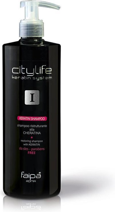 Faipa Citylife Keratin Shampoo 500ml | bol.com