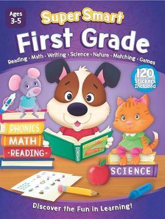 Supersmart First Grade Workbook, Kidsbooks | 9781628857498 | Boeken ...