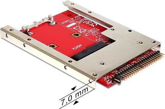 IDE 44-pins > mSATA converter met 2,5'' frame (7 mm) | bol
