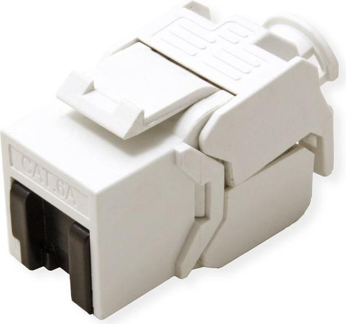 UTP CAT6a Gigabit Keystone module RJ45 - LSA - compact met afsluitcover ...