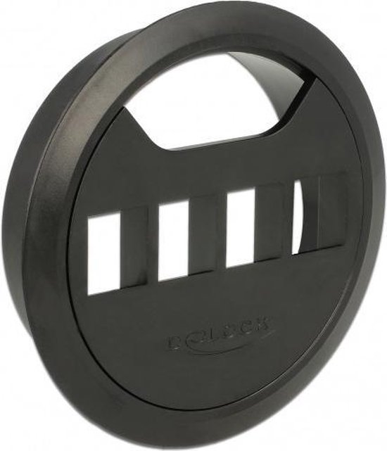 DeLOCK Keystone Mounting 4 Port in-desk 80 mm | bol