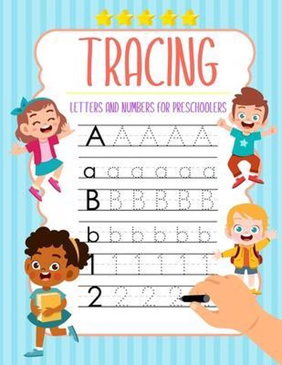 Tracing Letters and Numbers for Preschoolers: Trace Numbers and Letters ...
