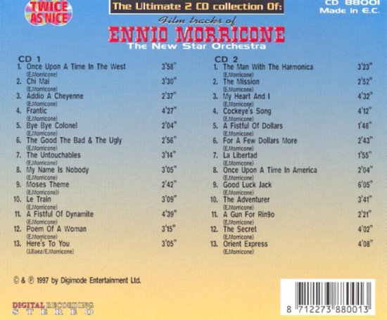 Ennio Morricone - The Ultimate Collection (2CD), Ennio Morricone | CD (album) | Muziek | bol.com