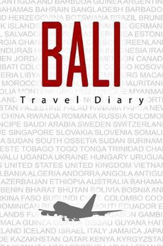 Bali Travel Diary: Travel and vacation diary for Bali. A logbook with ...