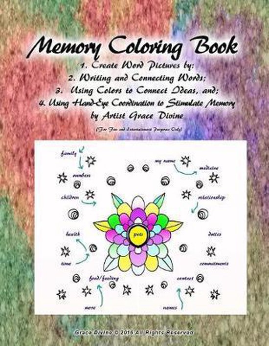 Memory Coloring Book 1. Create Word Pictures by, Grace Divine ...