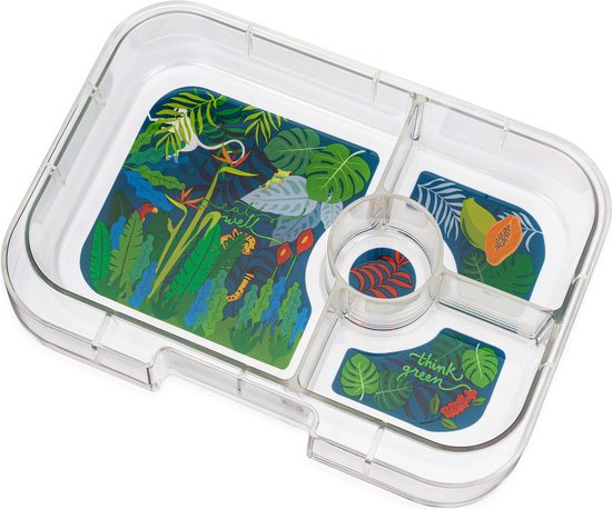 Yumbox Panino - extra tray - 4 vakken - Jungle | bol.com