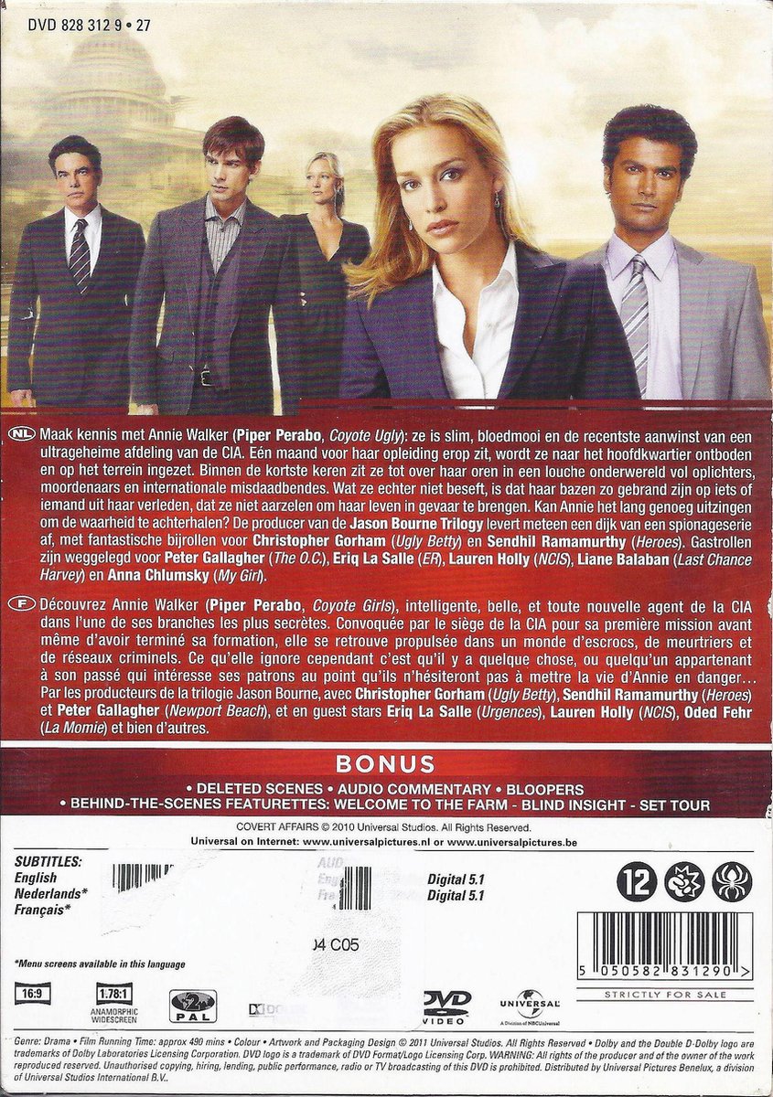 Covert Affairs S1 (Dvd), Kari Matchett | Dvd's | bol