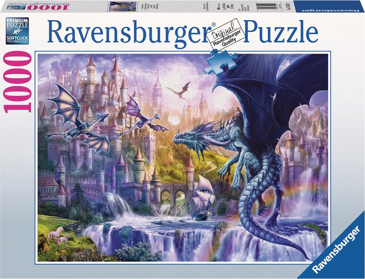 Ravensburger puzzel Drakenkasteel - legpuzzel - 1000 stukjes | bol.com