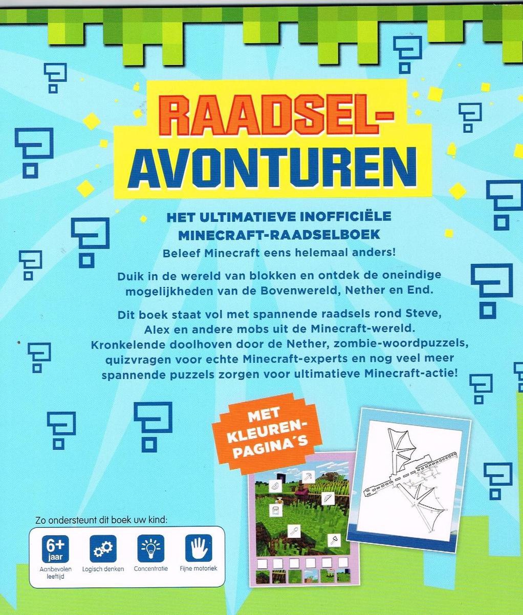 raadsel avonturen het ultimatieve inofficiele minecraft- raadselbeok ...