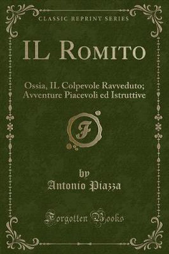 Il Romito, Antonio Piazza | 9781332478309 | Boeken | bol.com