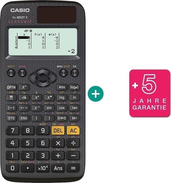 Casio FX 85 GT X + verlengde garantie | bol.com