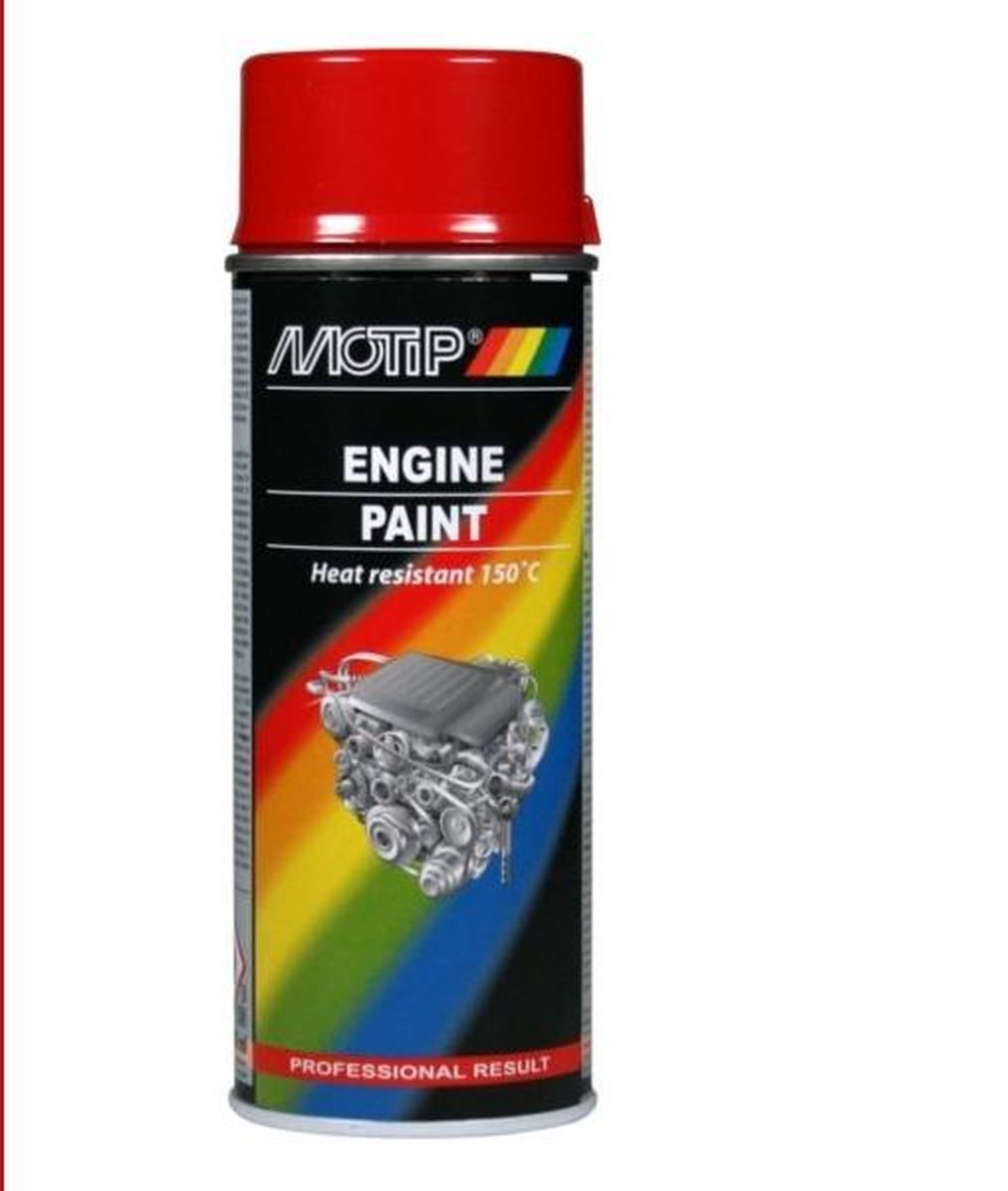 MoTip Engine Paint ROOD spuitbus 400ml | bol.com