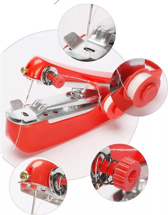 Premium Draagbare Mini Handnaaimachine - Compacte Handnaaimachine ...
