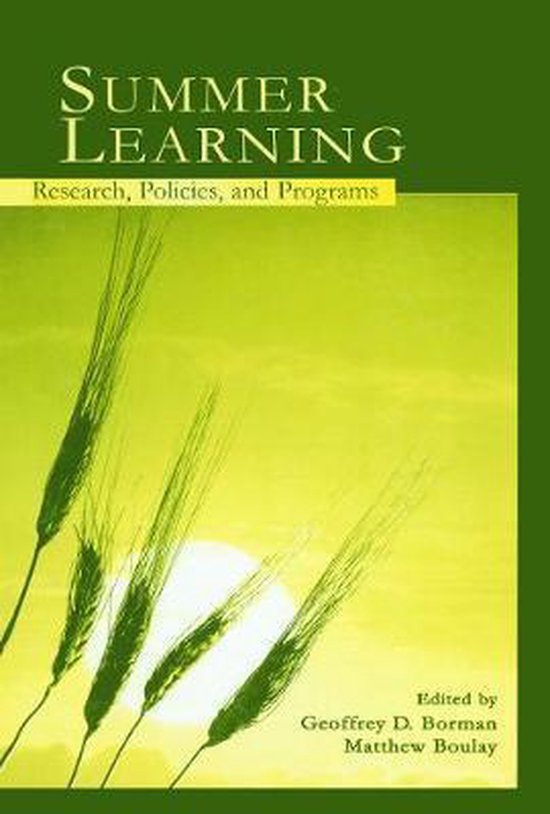 Summer Learning | 9780415652131 | Geoffrey D. Borman | Boeken | bol.com