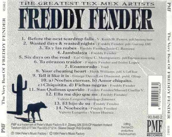 Greatest Tex Mex Artists, Freddy Fender | CD (album) | Muziek | bol