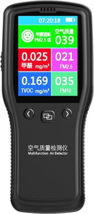 PM2.5 Detector Luchtkwaliteit Monitor Digitale Testen Apparaat Voor ...
