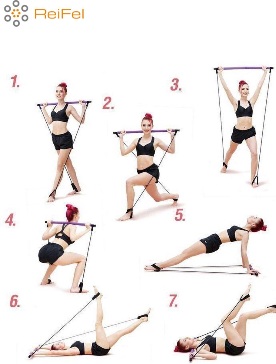 Pilates Stick Pilates Stok Yoga Oefeningen Thuis Fitness Sporten pilates-stick-pilates-stok-yoga-oefeningen-thuis-fitness-sporten