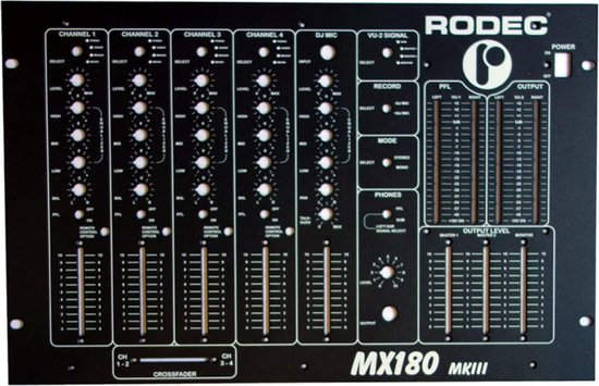 Rodec MX-180MKIII frontplate | bol