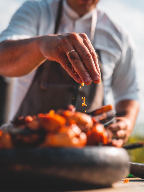 Gusta Table Tales - Kom - ø20,5x5cm - Zwart - Mineral - set 4 stuks | bol