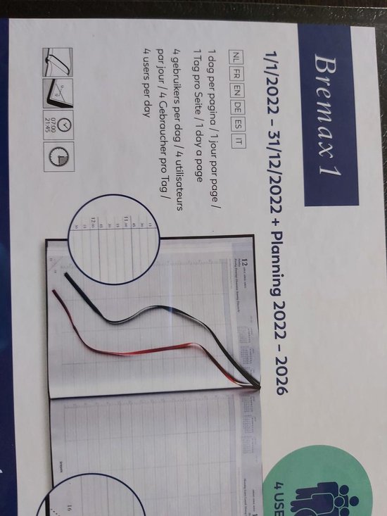 Brepols Agenda Bremax 1 zwart 2023 | bol.com