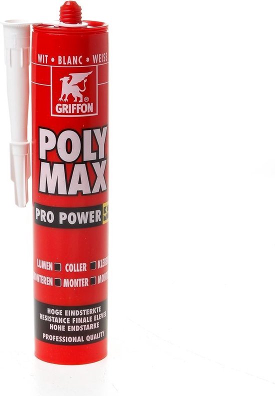 Griffon Poly Max Pro Power Montagelijm - Koker - 435gr | bol