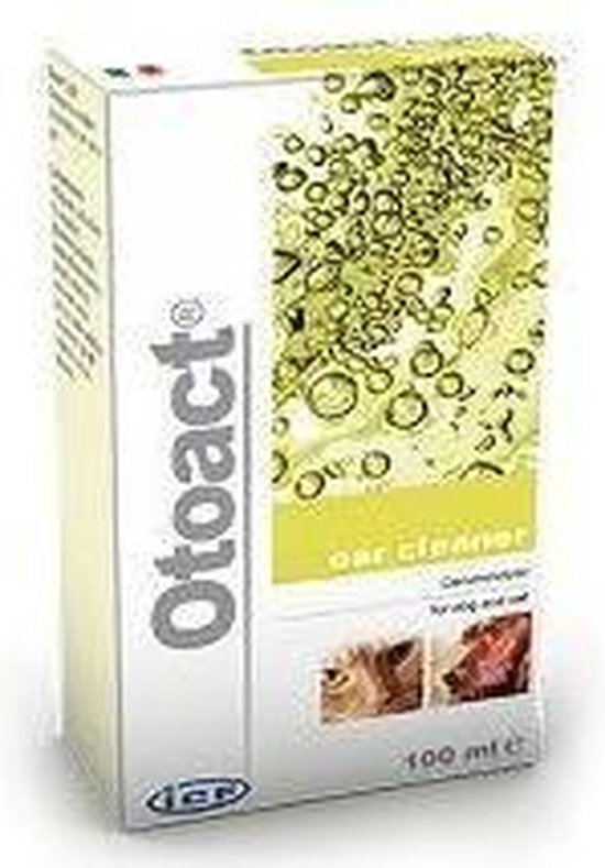 Otoact Oorreiniger - Voor hond & kat - 100 ml | bol