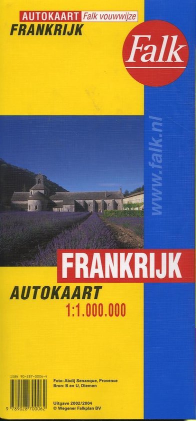 Falkplan - Autokaart Frankrijk | bol