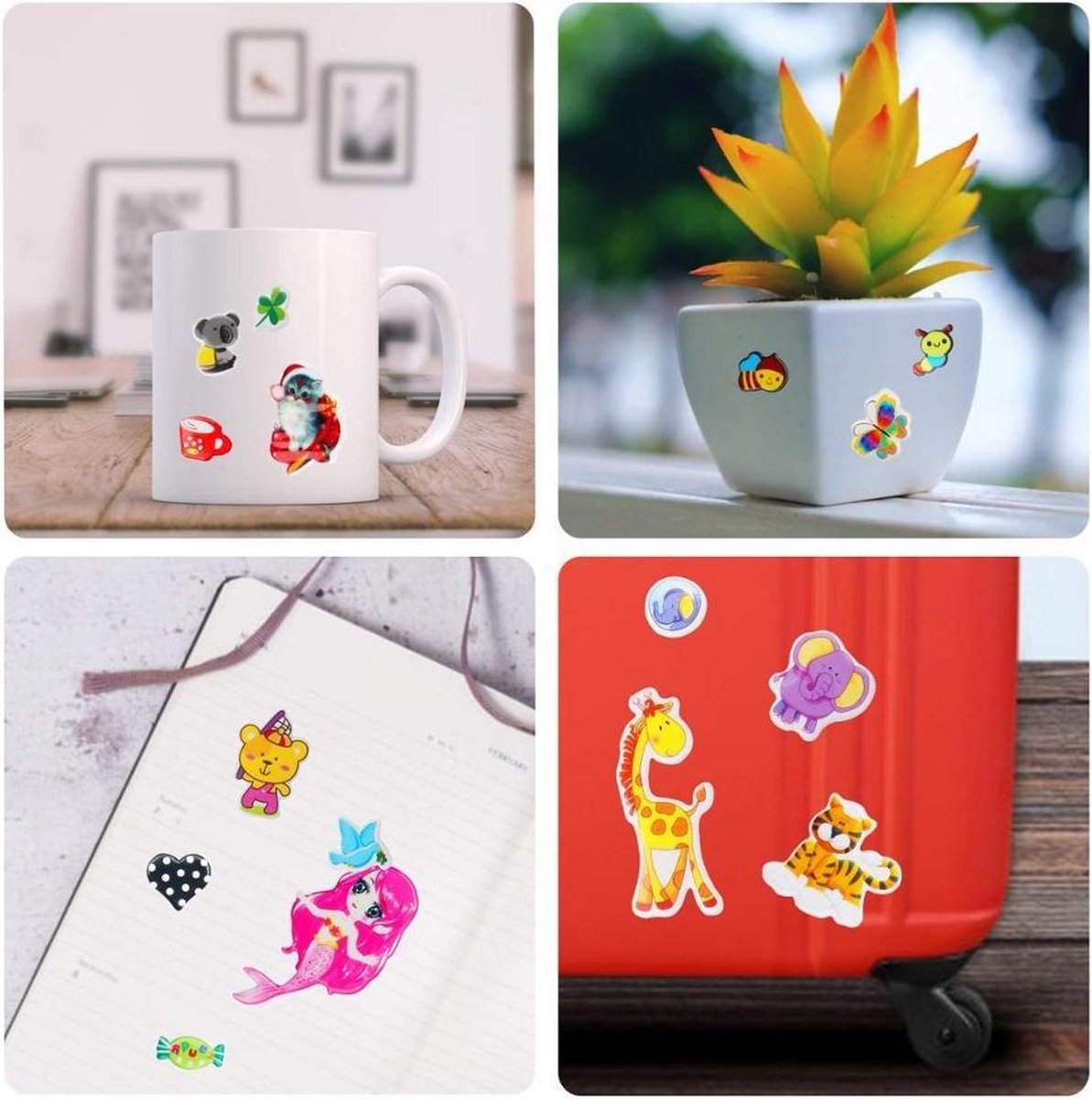 40 Vellen, ± 800 Stuks 3D Foam Stickers Kleurrijke Motivatie Beloning ...