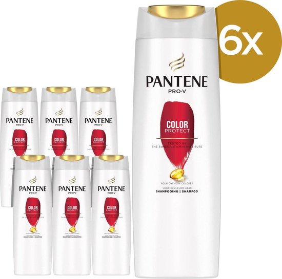 Pantene Shampoo - Colour Protect - 6 x 360 ml | bol.com