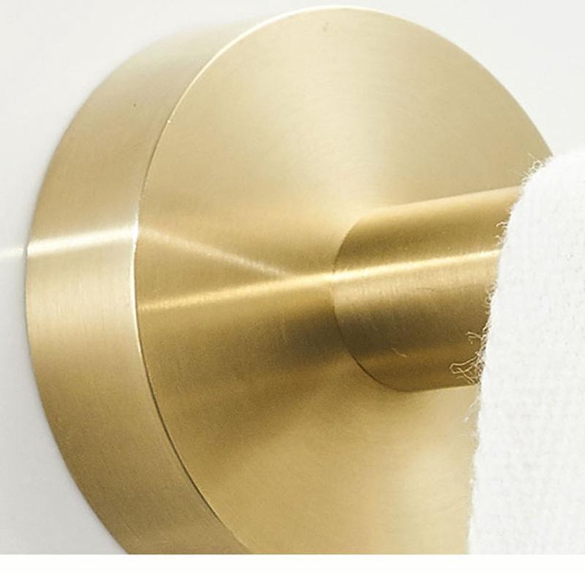 Ponsvrije 304 roestvrijstalen haak- Geborstelde Kapstok Badjas Handdoek ...