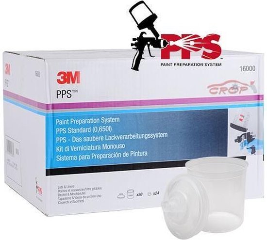 3M 16026 Paint Preparation System PPS 650ml Standard Kit - 125 μm | bol