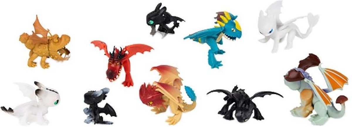 Dreamworks Mini-figuren Dragons Mystery Junior 2 X 1,5 X 3 Cm | bol.com