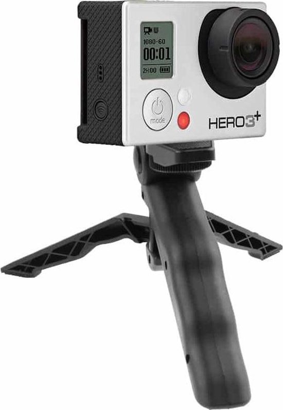 Portable Folding Desktop Stand Rotation Tripod voor GoPro (zwart) | bol.com