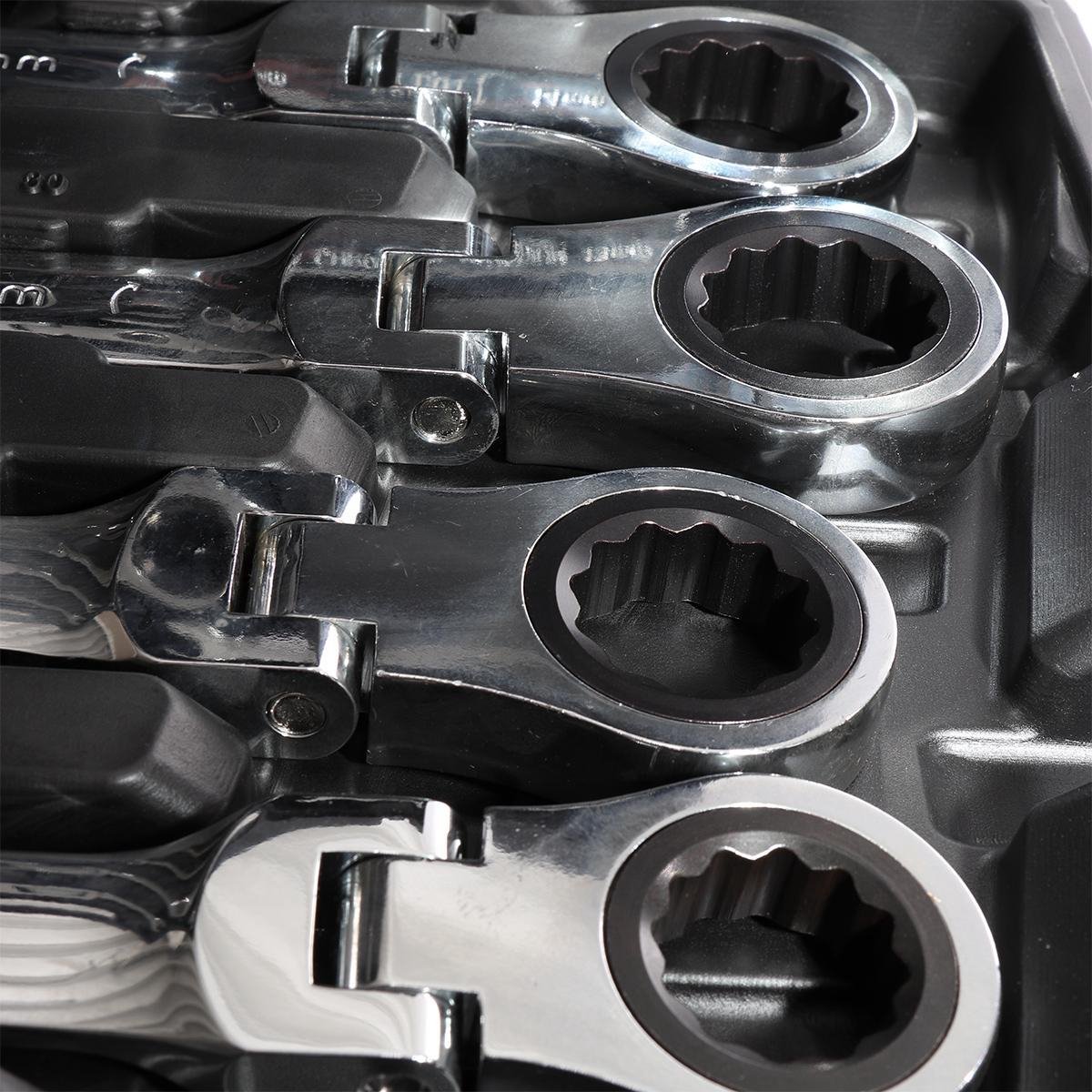 13-delige ring ratel set | 10mm->32mm | steeksleutel | ratelsleutel ...