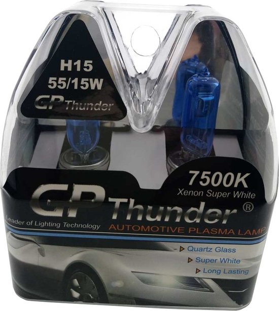 GP Thunder H15 Cool White Xenon Look 7500k 55w | bol