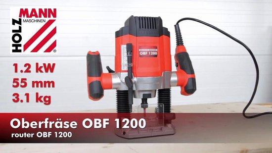 Holzmann OBF1200 Bovenfrees 1200 W met 50 delige frezenset | bol.com