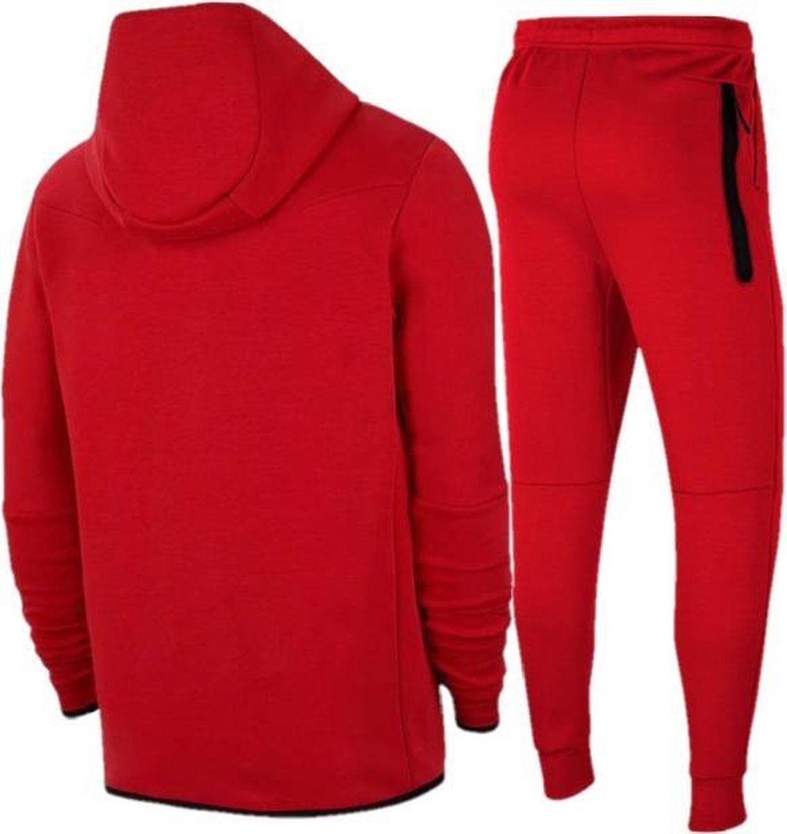 Nike Tech Fleece Trainingspak Senior - Rood - Maat L | bol.com
