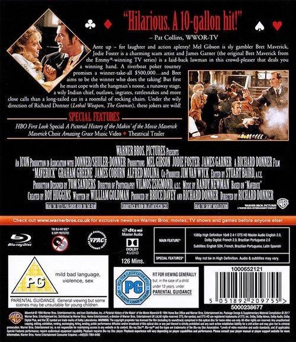 Maverick (Blu-ray), Graham Greene | Dvd's | bol