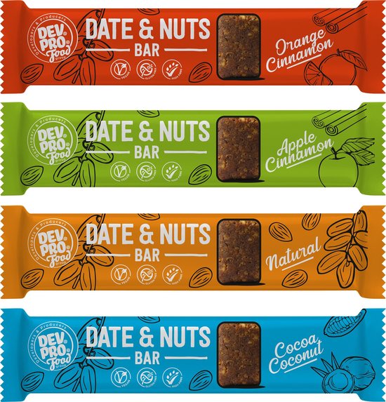 Dev. Pro. Repen Naturel - Snack van Dadels & Noten - Bulk | bol.com