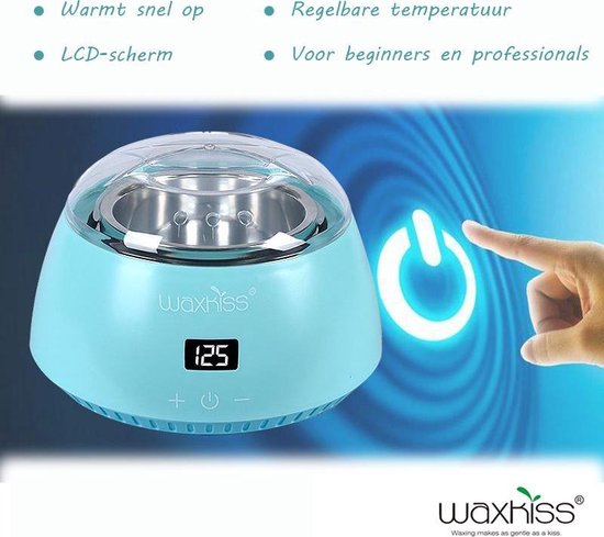 Waxkiss Easy Clean - Wax apparaat - Wax verwarmer met silicone pot ...