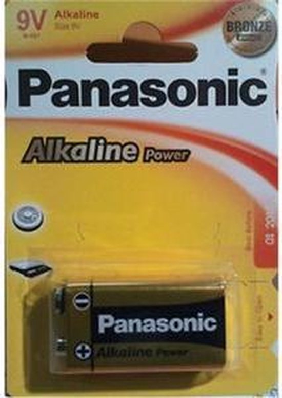 Panasonic - Alkaline 9-Volt Batterij - 6LR61 | bol